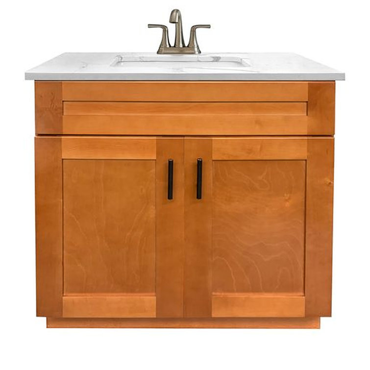 Vanity Atelier 30 Single Bathroom Vanity Base Cabinet In Maple Shaker